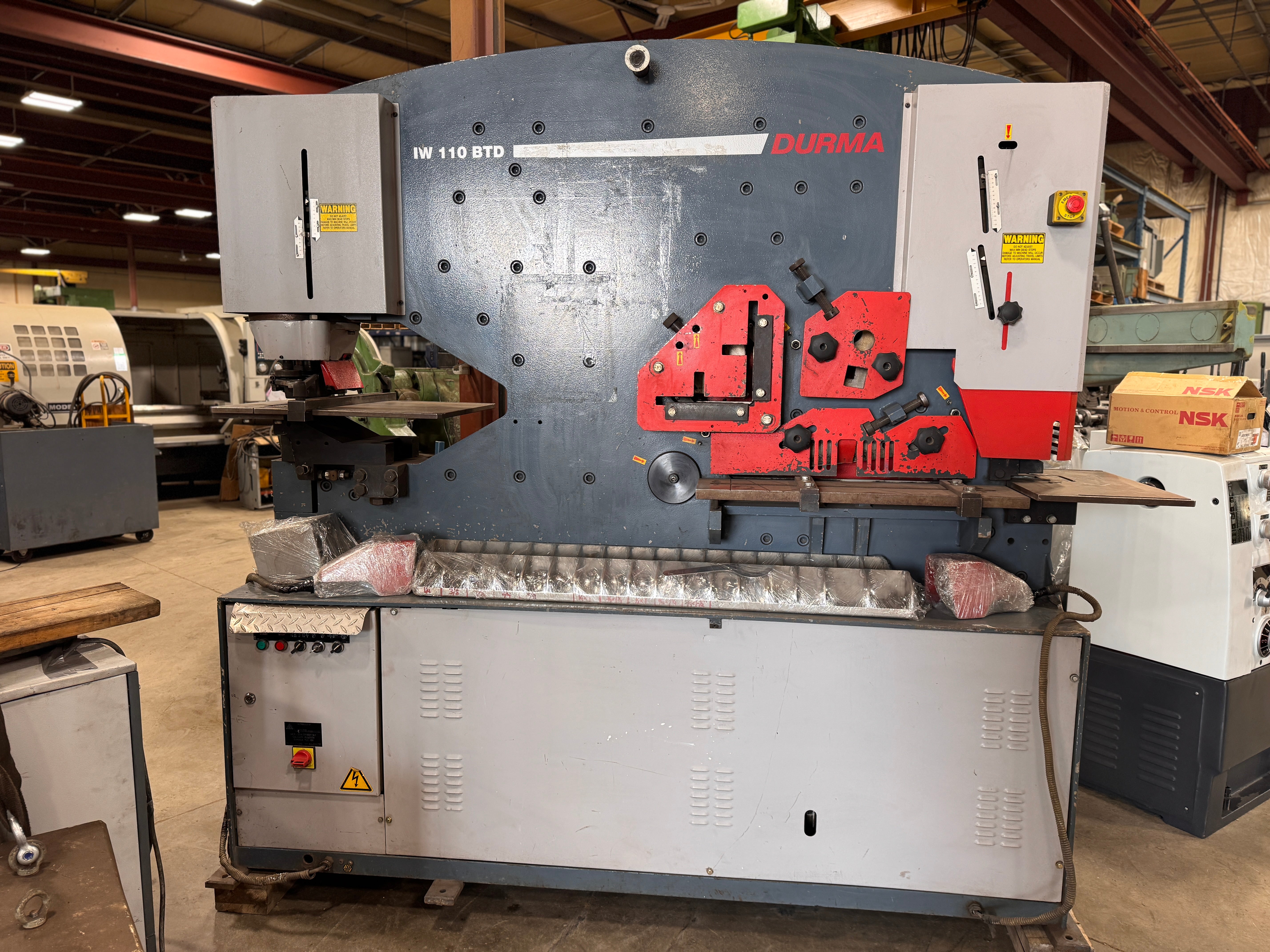 Durmazlar IW 110 BTD Ironworker – 110 Ton Hydraulic Metalworker – Stan ...