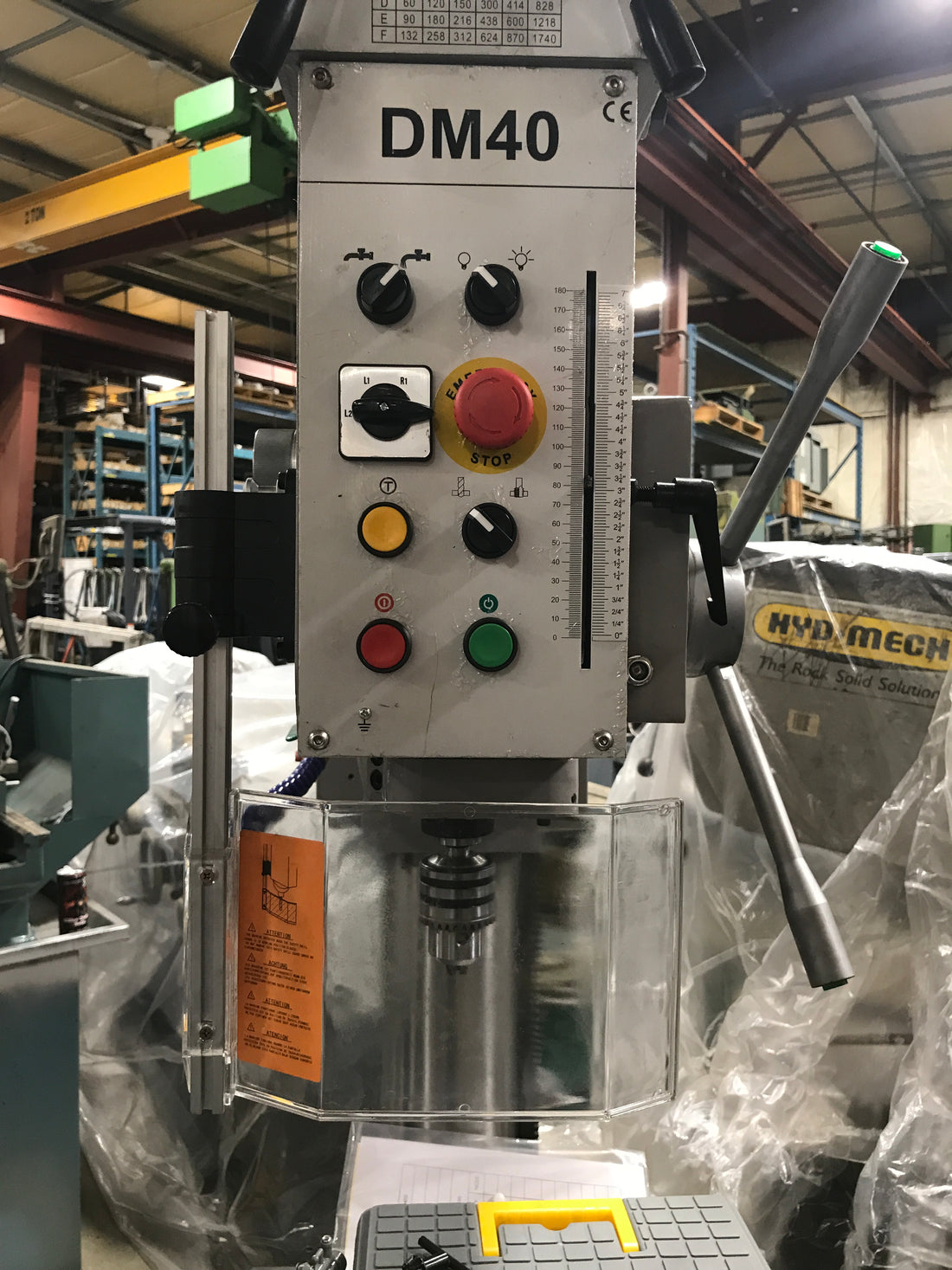 YUWE DM40 Gear Head Drilling Machine – 40mm Capacity, ETL Approved ...