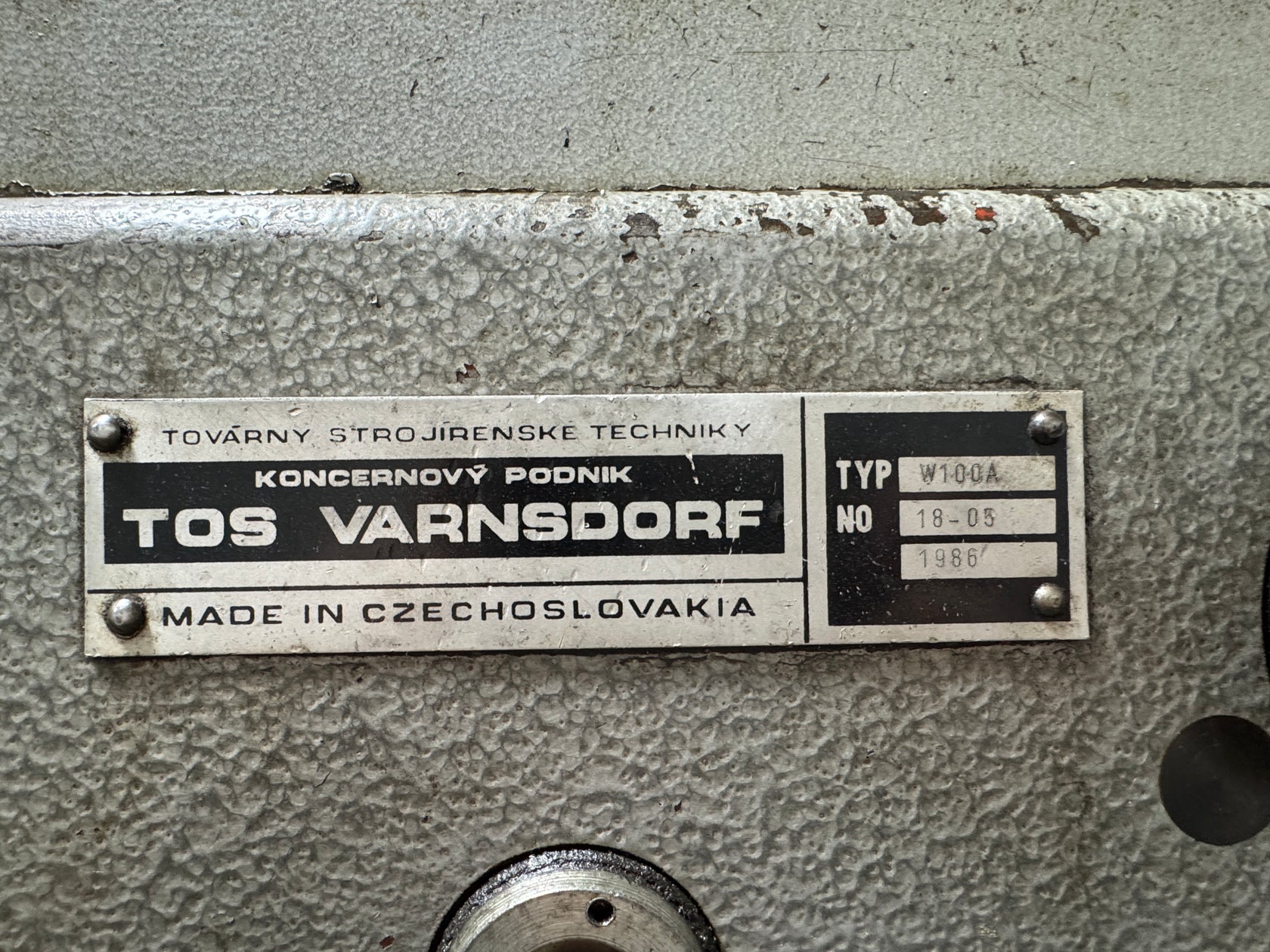 TOS W100 Horizontal Boring Mill | 15 HP, DRO, 600V | Stan Canada