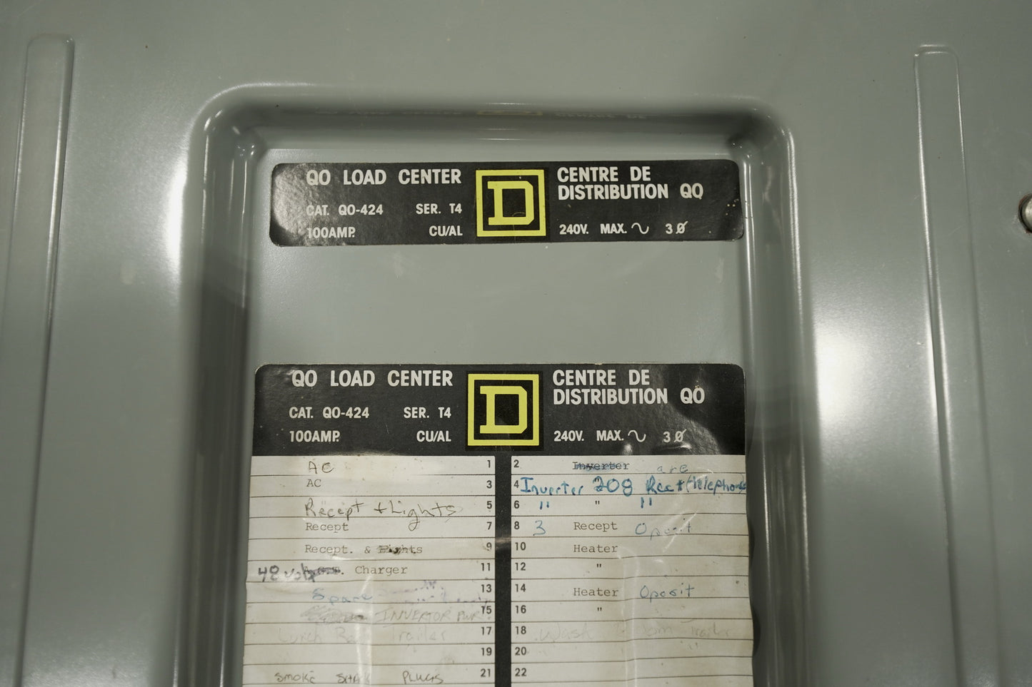 100A (240V) Electrical Panel – Stan Canada